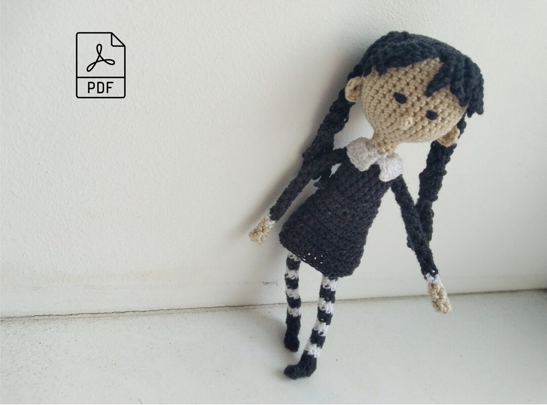 Crochet Pattern for the Goth Girl Doll - Etsy
