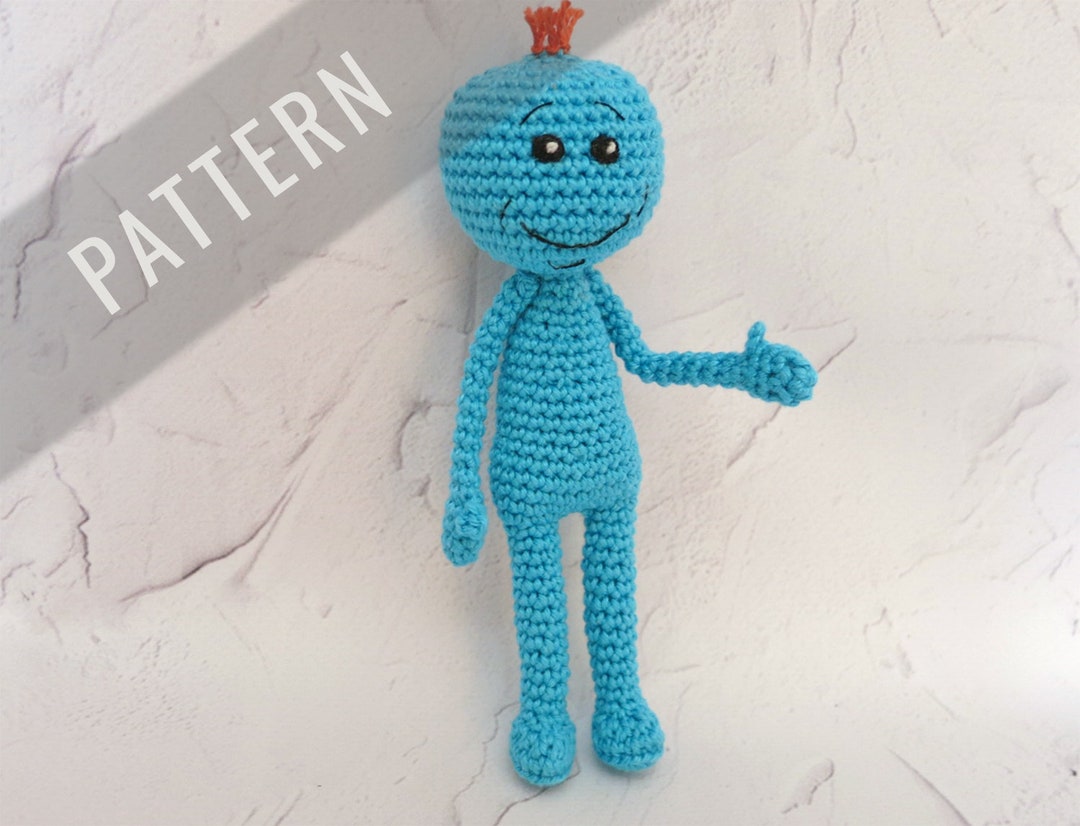 PATTERN: Crochet Blue Man Amigurumi Doll Inspired - Etsy