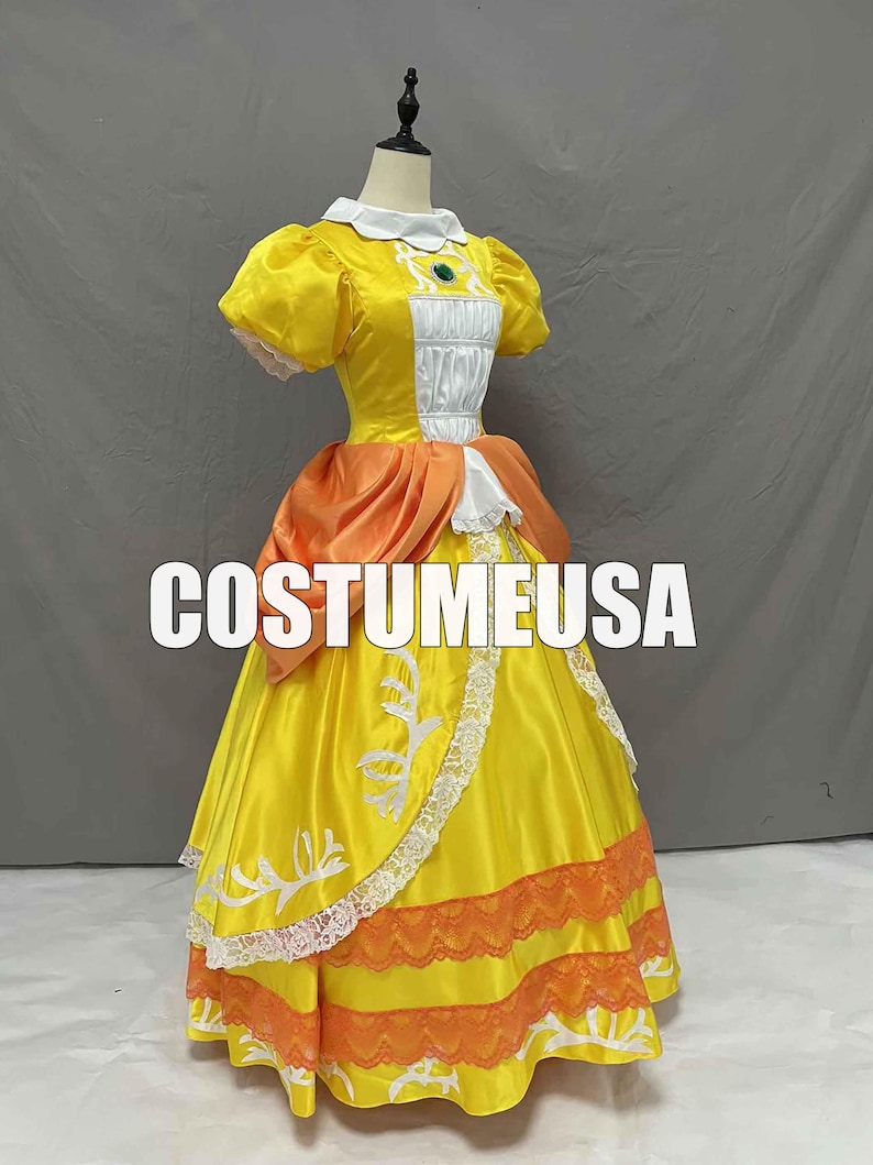 Princess Mario Dress Daisy Yellow Mario Dress Peach Red Mario Dress ...