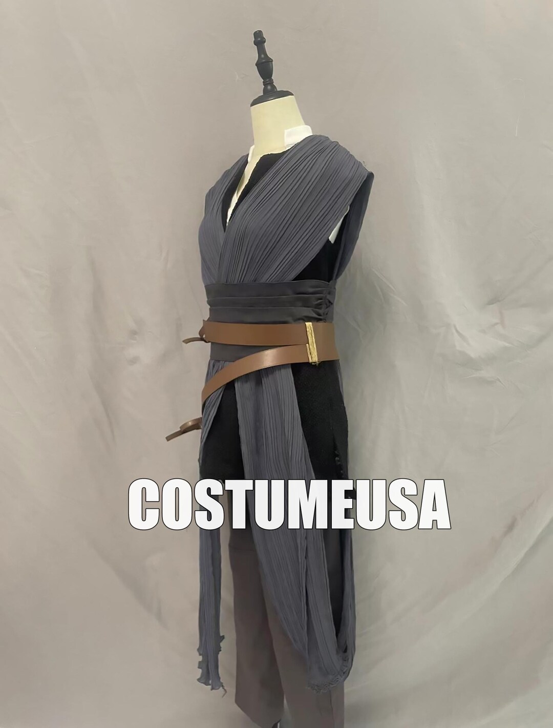 Rey Outfit the Rise of Skywalker Rey Woman Girls Cosplay Costume ...