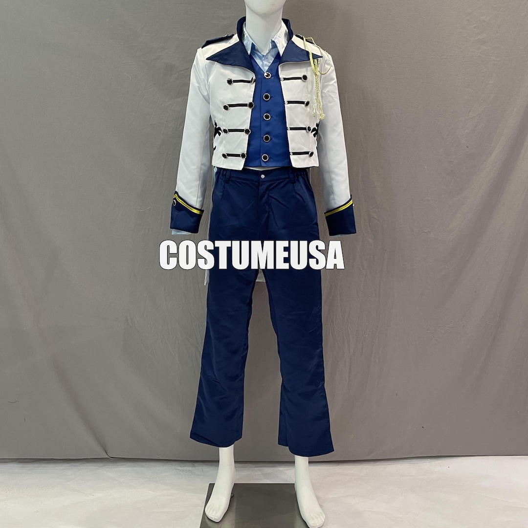 Hans Cosplay Costume Frozen Prince Hans Men Outfit Adult & Boys ...