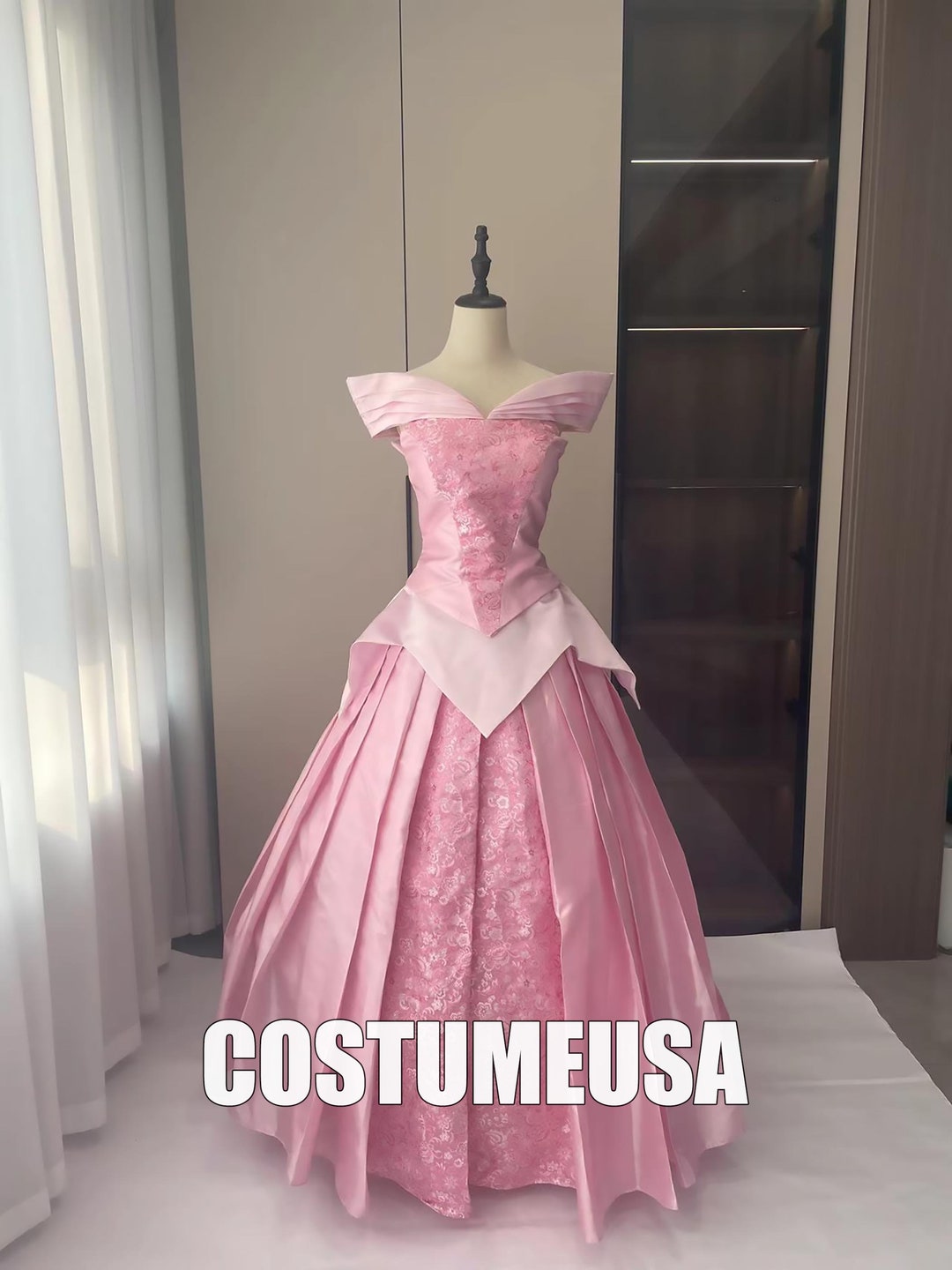 Princess Cinderella Dress Cinderella Dress Pink Woman Girls Cosplay ...