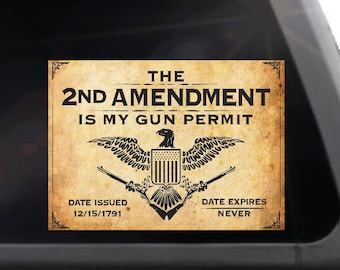 2nd Rights Sticker - Etsy