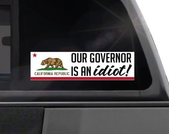 California Bumper Sticker - Etsy