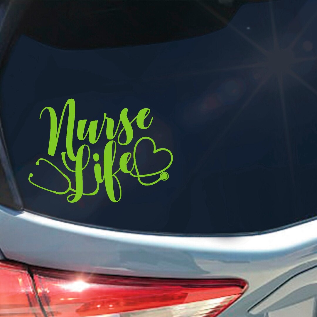 Nurse Life Sticker Vitals Heart ER Medicine Medical RN Registered - Etsy