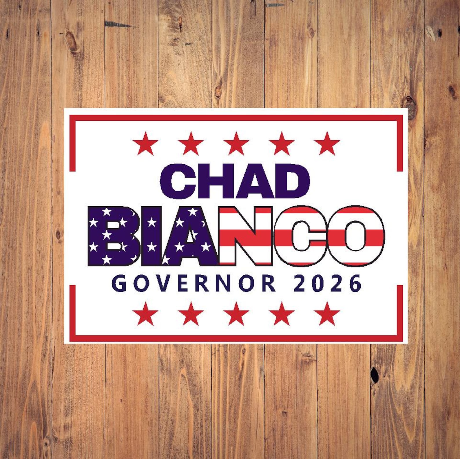 Chad Bianco Governor 2026 California Sticker Decal Crime Tax Bumper ...