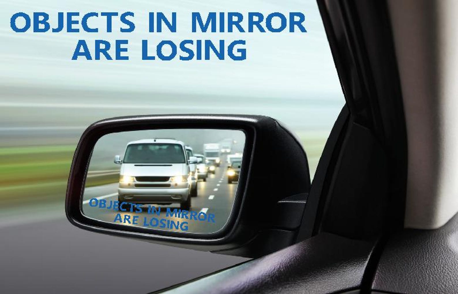 Objects in Mirror Are Losing Vinyl Sticker Decal Window Rear Mirror - Etsy