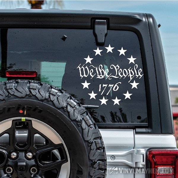 1776 We the People Decals - Etsy