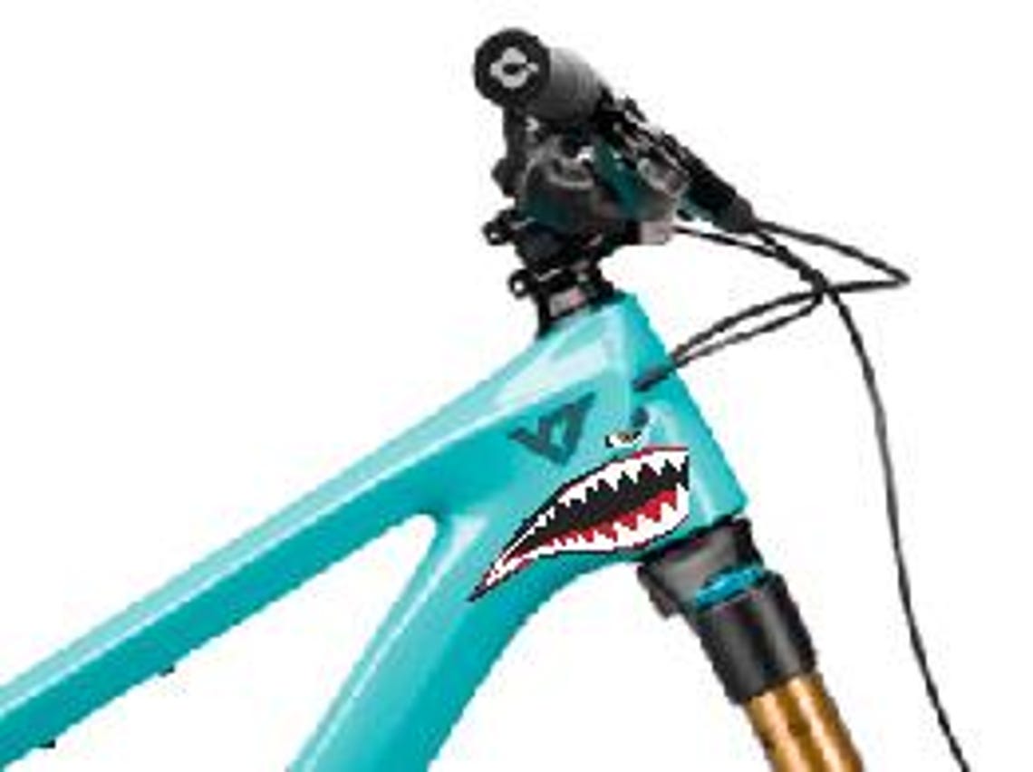 Shark Teeth Flying Tiger Sticker Set World War 2 Bomber Airplane Bike ...