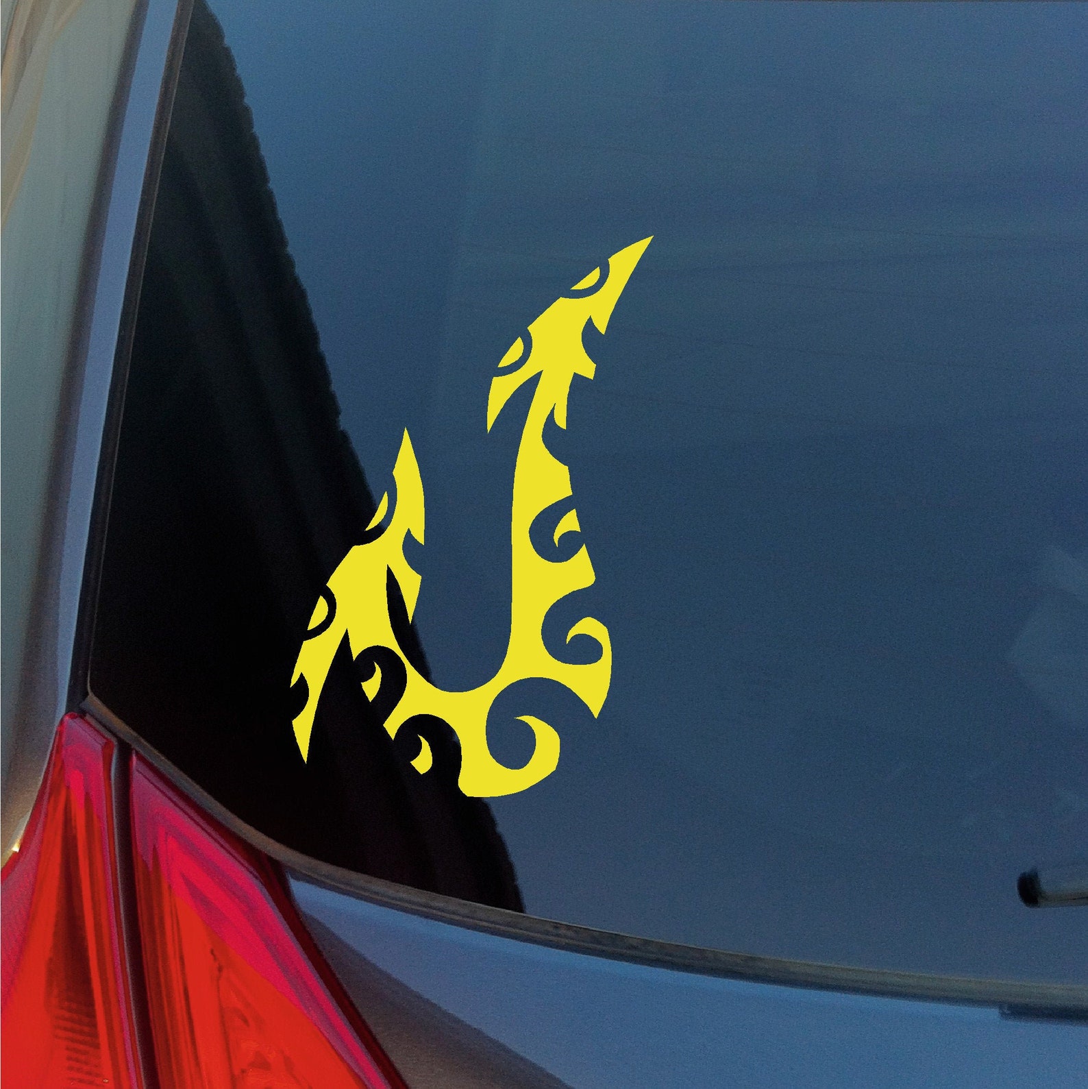 Hawaiian Tribal Fish Hook Vinyl Sticker Decal Fishing Maui | Etsy