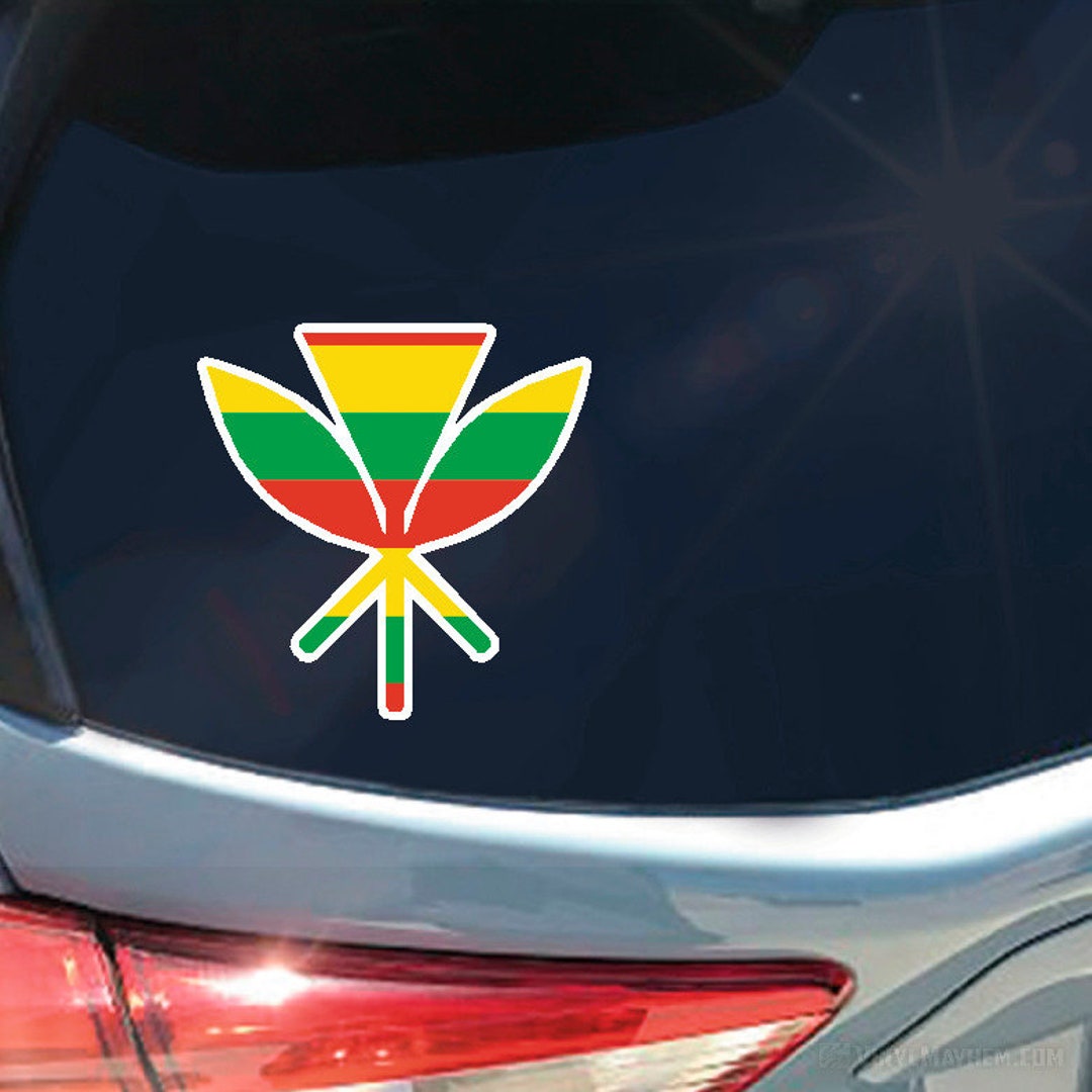 Kanaka Maoli Sticker Decal Hawaii Native Local 808 Independence HI Kona ...
