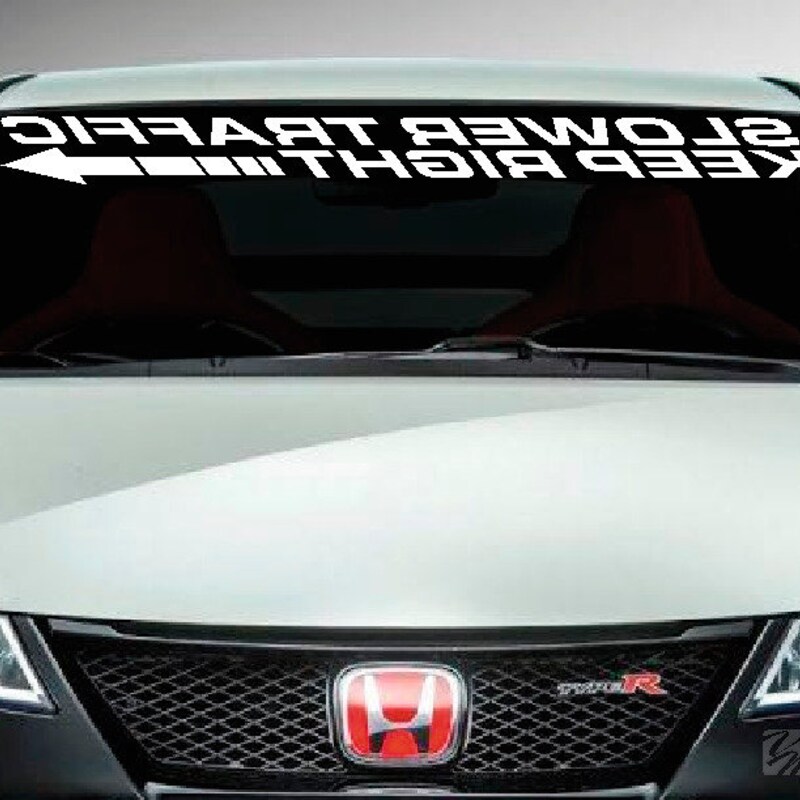 Slow Car Windshield Decal - Etsy