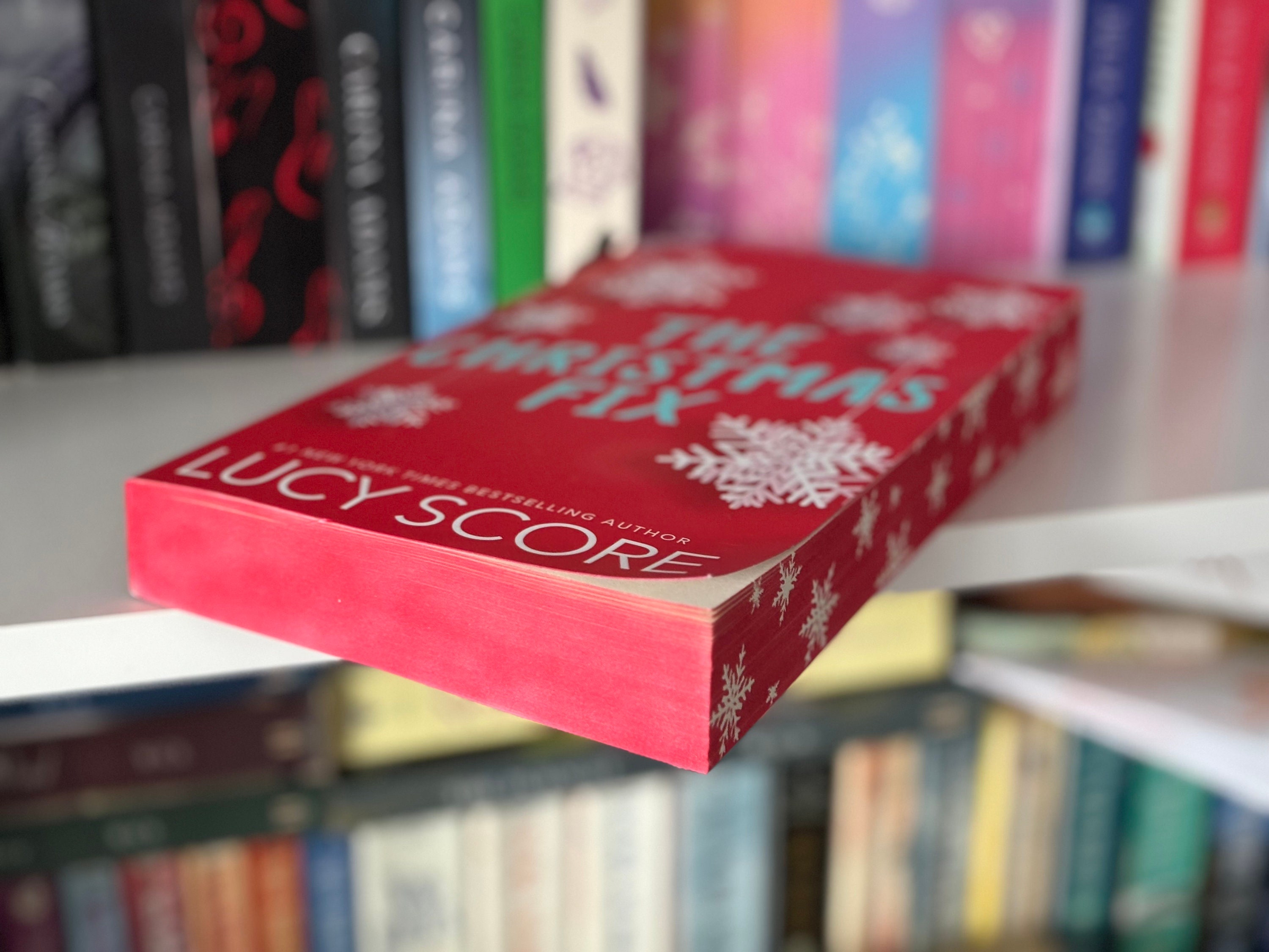 The Christmas Fix by Lucy Score Custom Sprayed Edges - Etsy