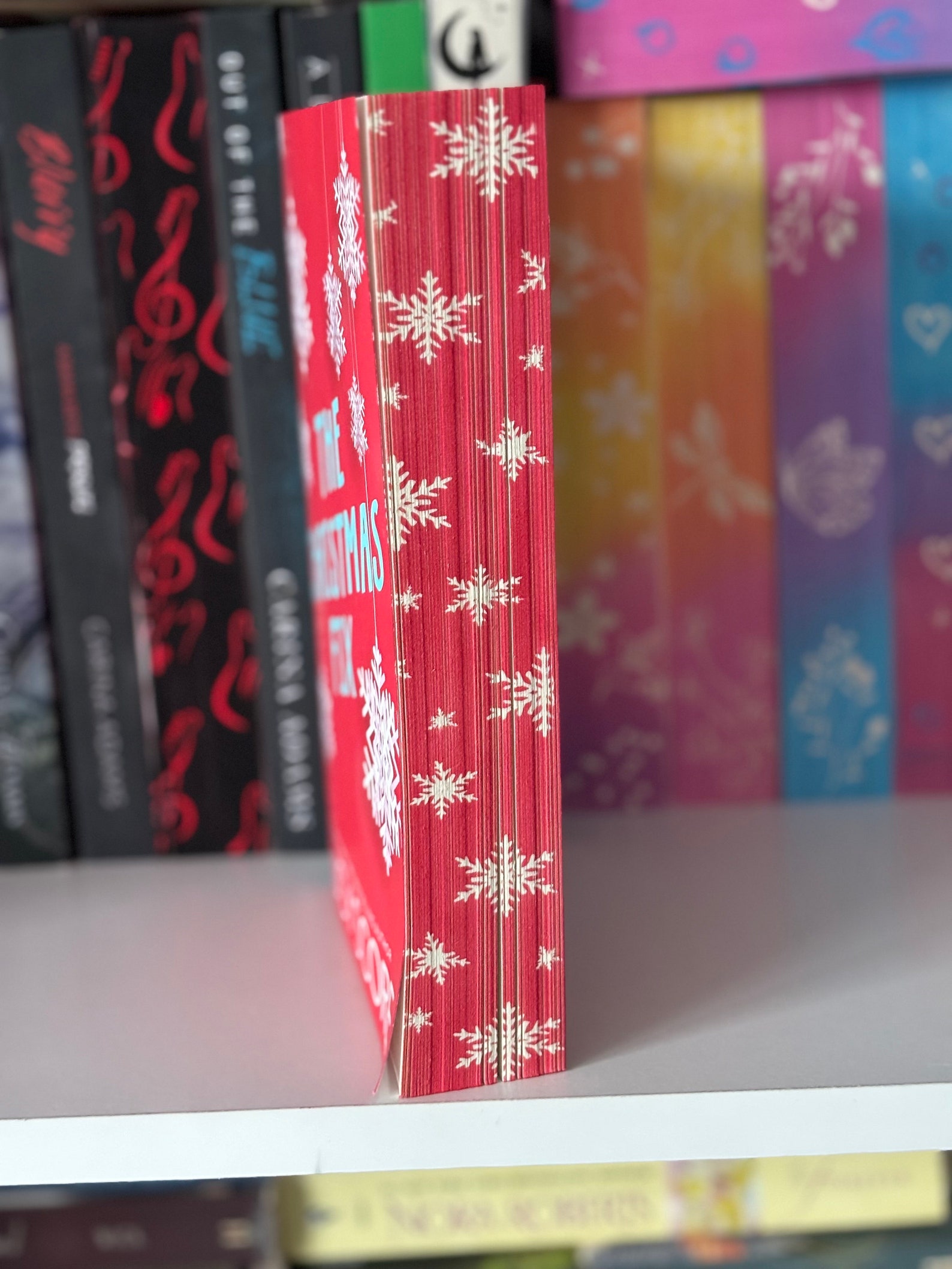 The Christmas Fix by Lucy Score Custom Sprayed Edges - Etsy
