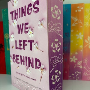 Things We Left Behind by Lucy Score Custom Sprayed Edges - Etsy