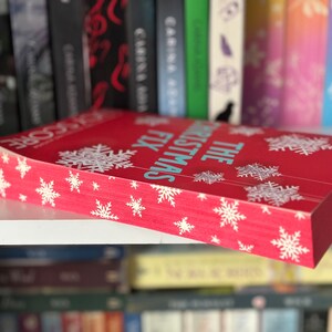 The Christmas Fix by Lucy Score Custom Sprayed Edges - Etsy