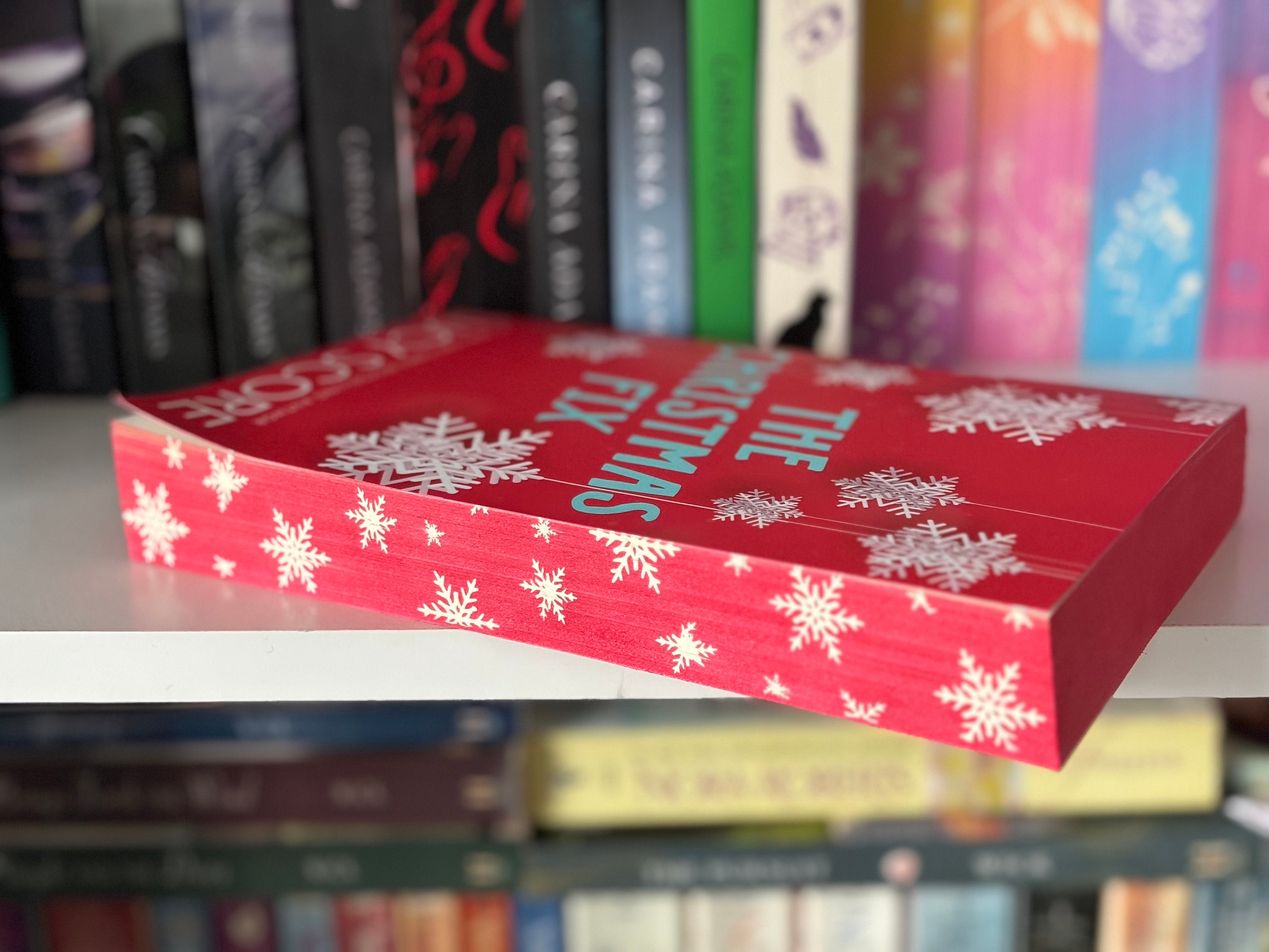 The Christmas Fix by Lucy Score Custom Sprayed Edges - Etsy