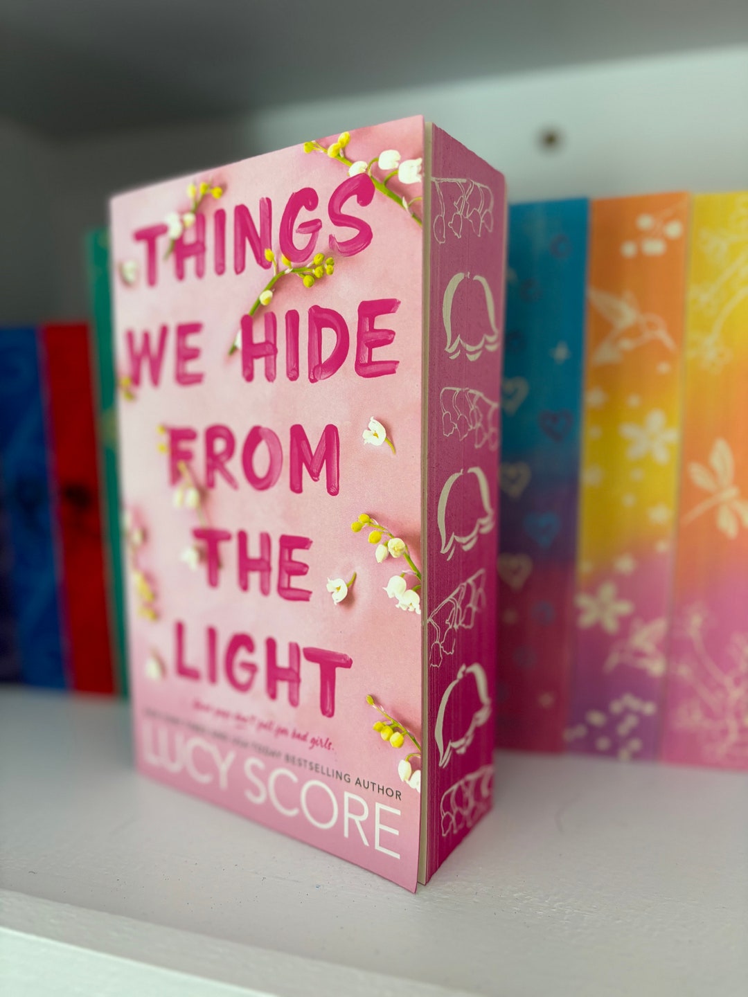Things We Hide From the Light by Lucy Score Custom Sprayed Edges - Etsy