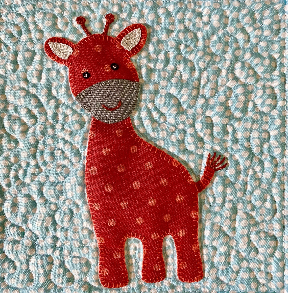 Baby Jungle Cot Quilt or Playmat Pattern Pdf. Downloadable Pattern for ...