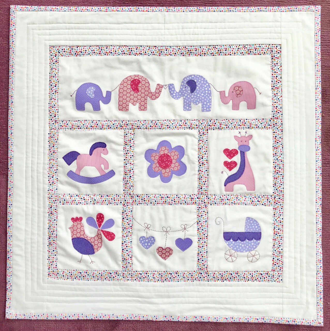Baby Cot Quilt or Playmat Pattern pdf - Etsy