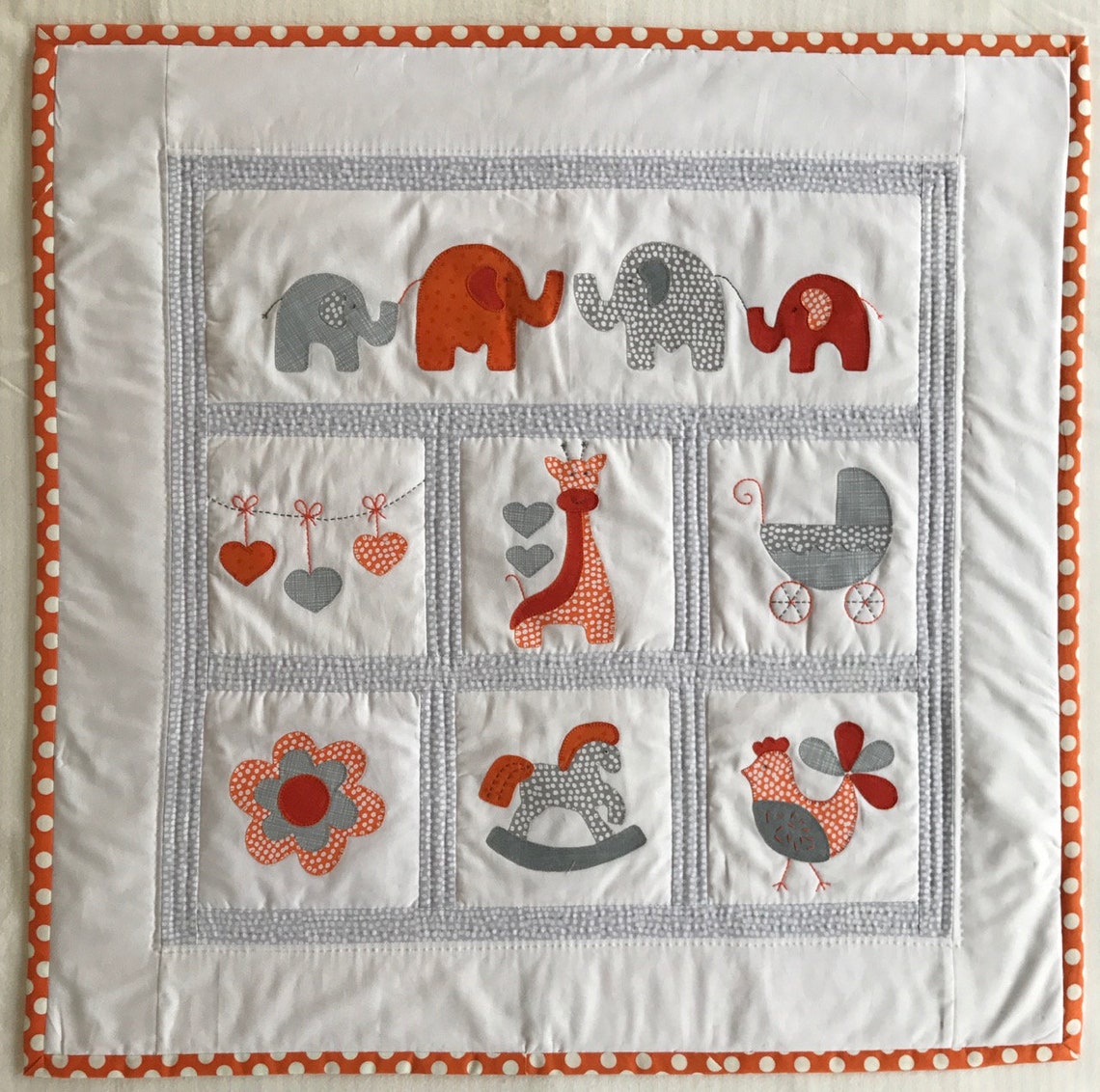 Baby Cot Quilt or Playmat Pattern pdf | Etsy UK