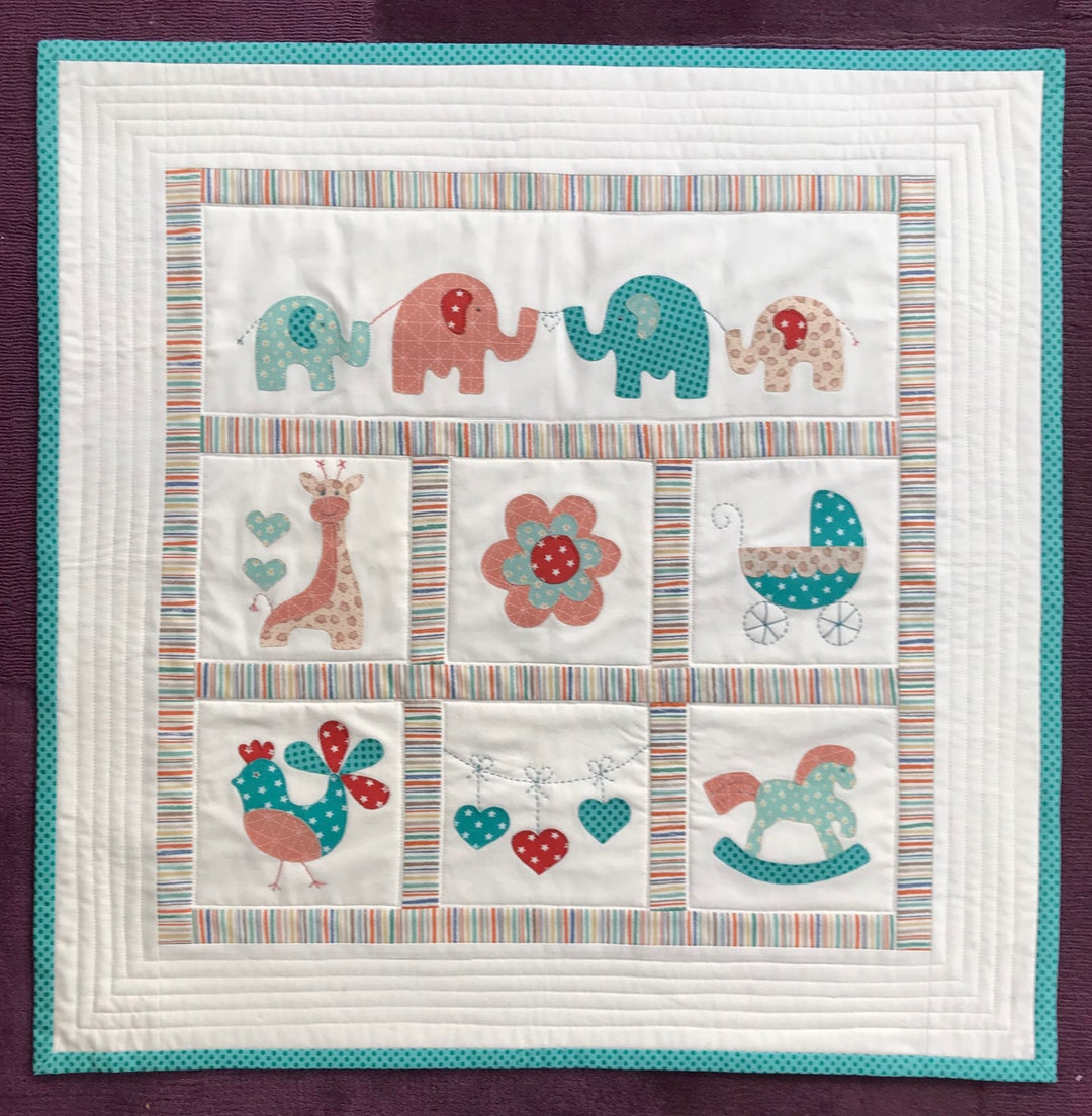 Baby Cot Quilt or Playmat Pattern (pdf) - Etsy Australia