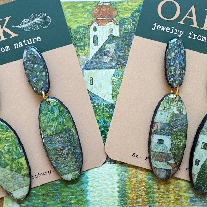 Epoxy Resin Earrings - Etsy