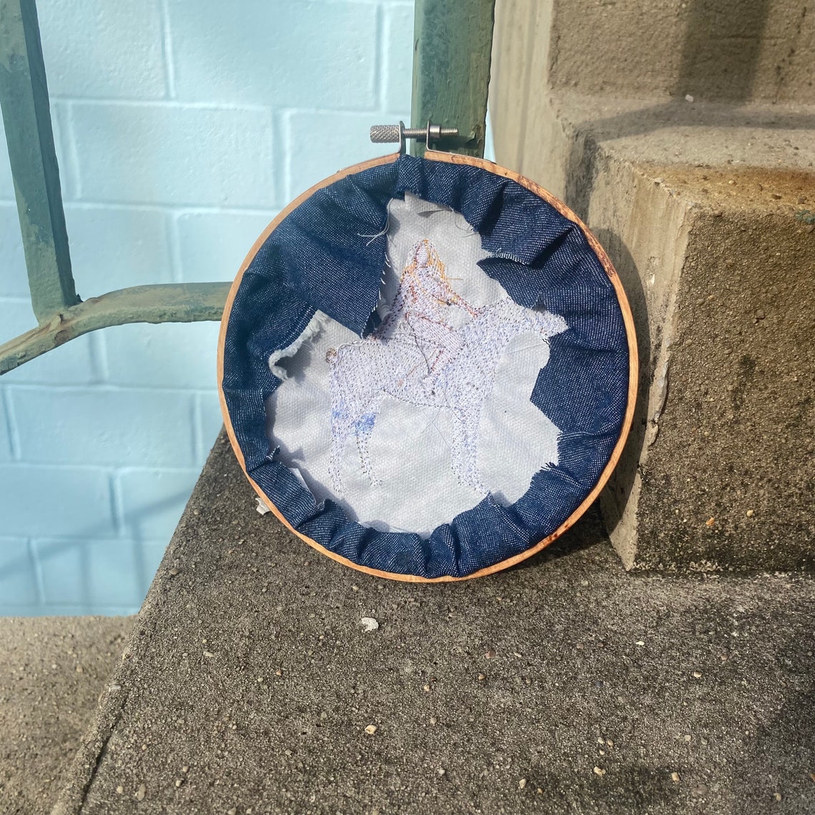 Renaissance Album Cover Machine Embroidery Hoop Art - Etsy