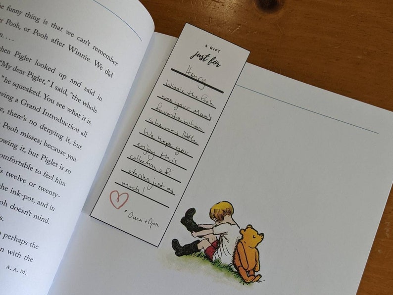 Gift Note Bookmarks - Printable - Etsy