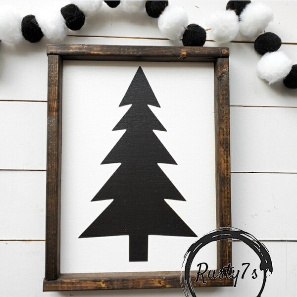 Pine Tree Sign - Etsy