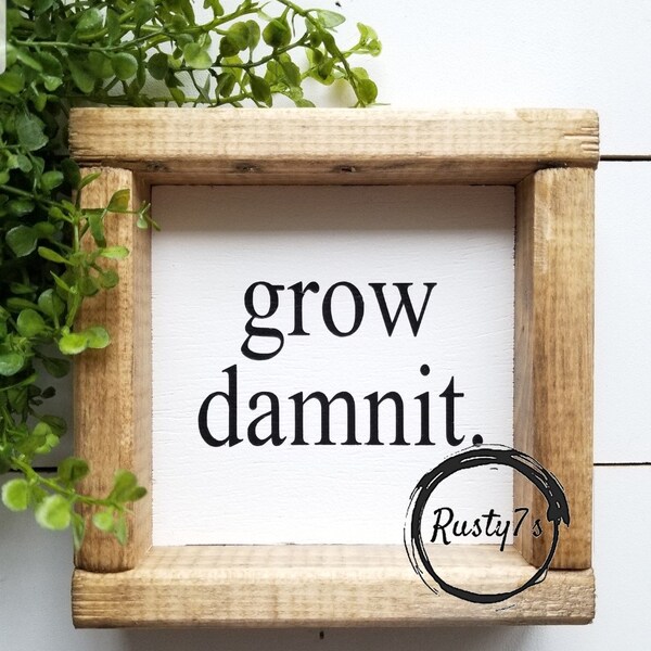 Greenhouse Funny Signs - Etsy