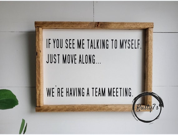 Office Humor Office Signs Funny Team Meeting | Etsy UK