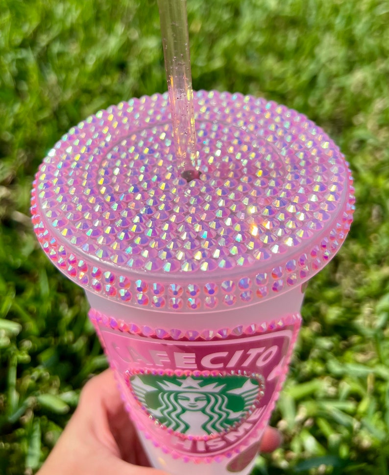 Cafecito Y Chisme Starbucks Cold Cup, Ice Coffee Cup, Reusable Cold Cup ...