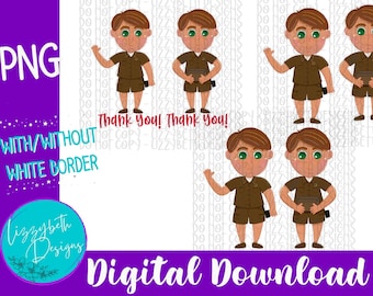 UPS Man Sticker PNG Printable Design, Blonde - Etsy