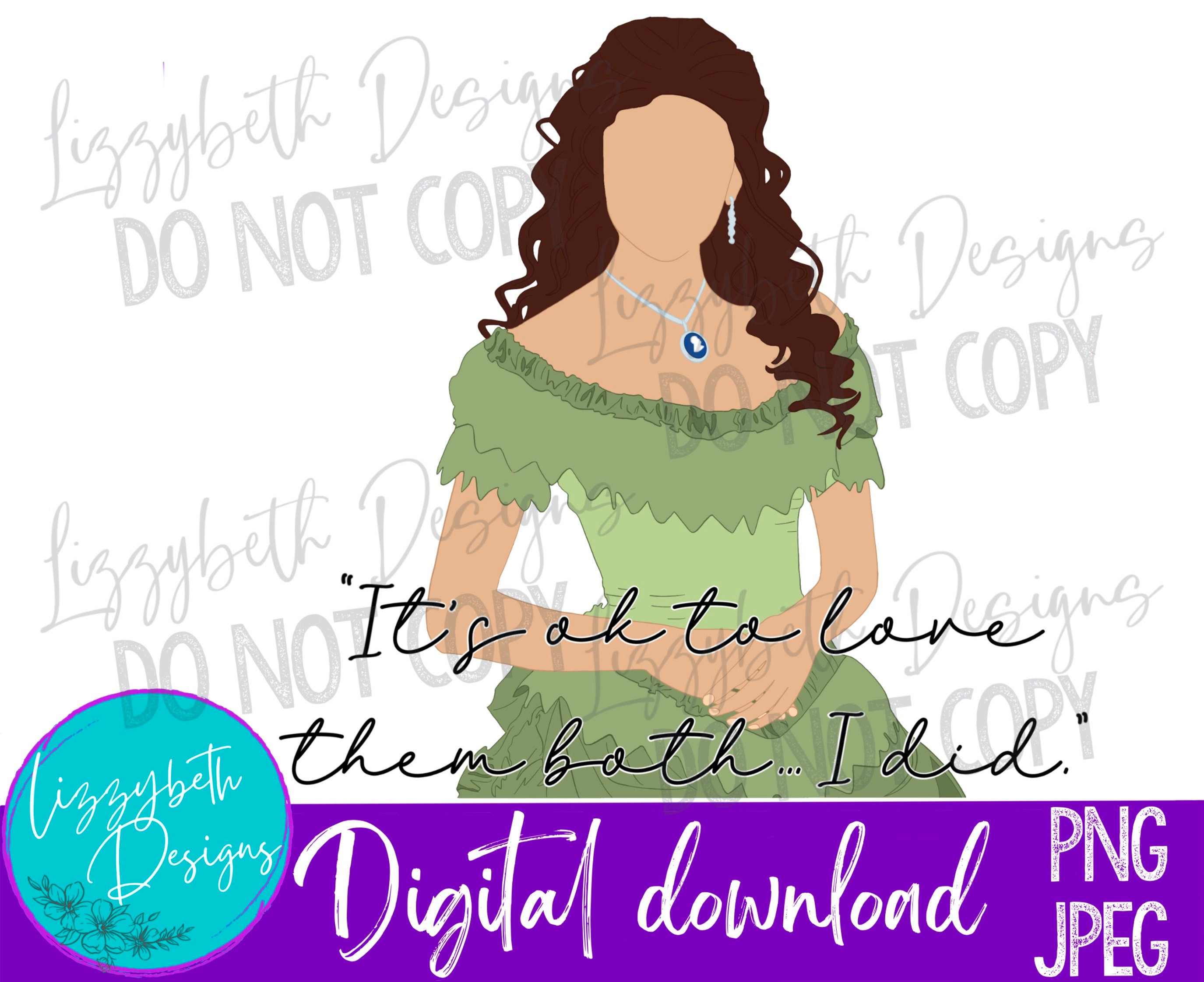 Katherine TVD PNG Sublimation Design, Its Ok to Love Them Both - Etsy