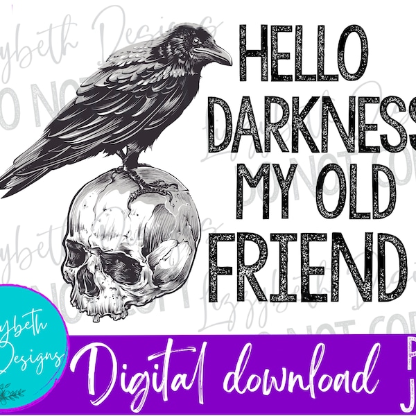 Hello Darkness My Old Friend Shirt - Etsy