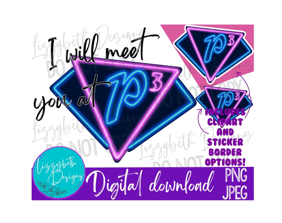 Meet at P3 Charmed PNG Sublimation Design - Etsy