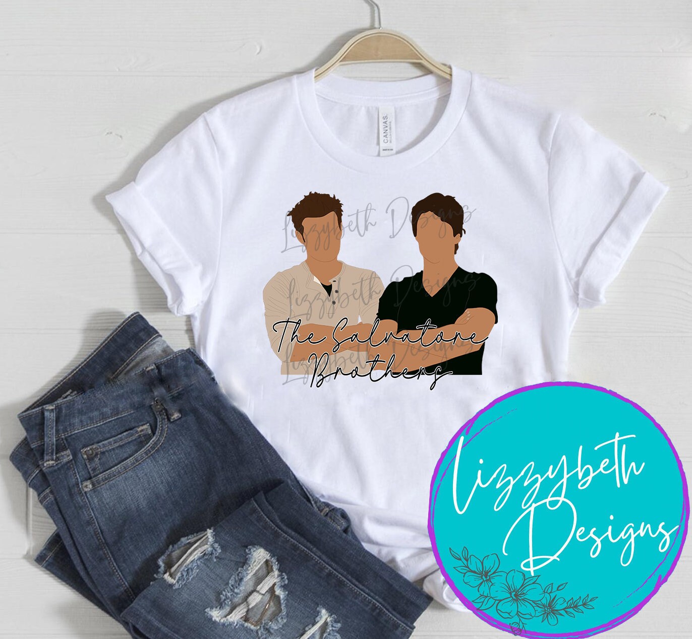 Salvatore Brothers TVD PNG Sublimation Design - Etsy