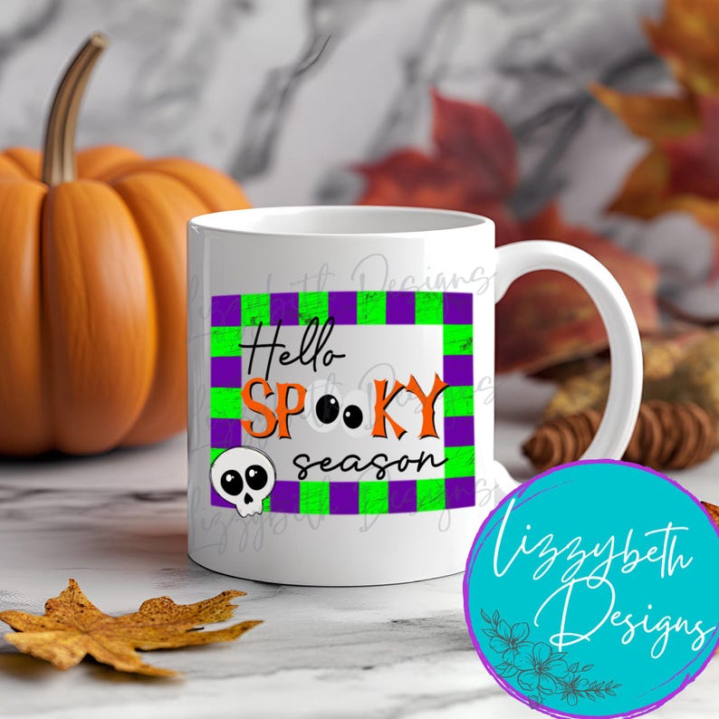 Hello Spooky Season PNG Sublimation Design - Etsy