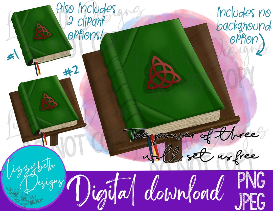Charmed Book of Shadows PNG Sublimation Design - Etsy