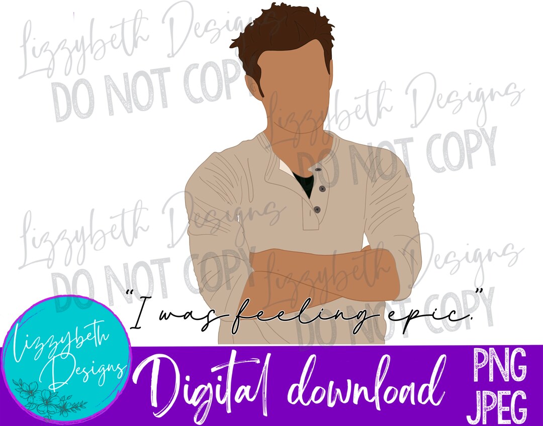 Stefan Salvatore Epic TVD PNG Sublimation Design - Etsy