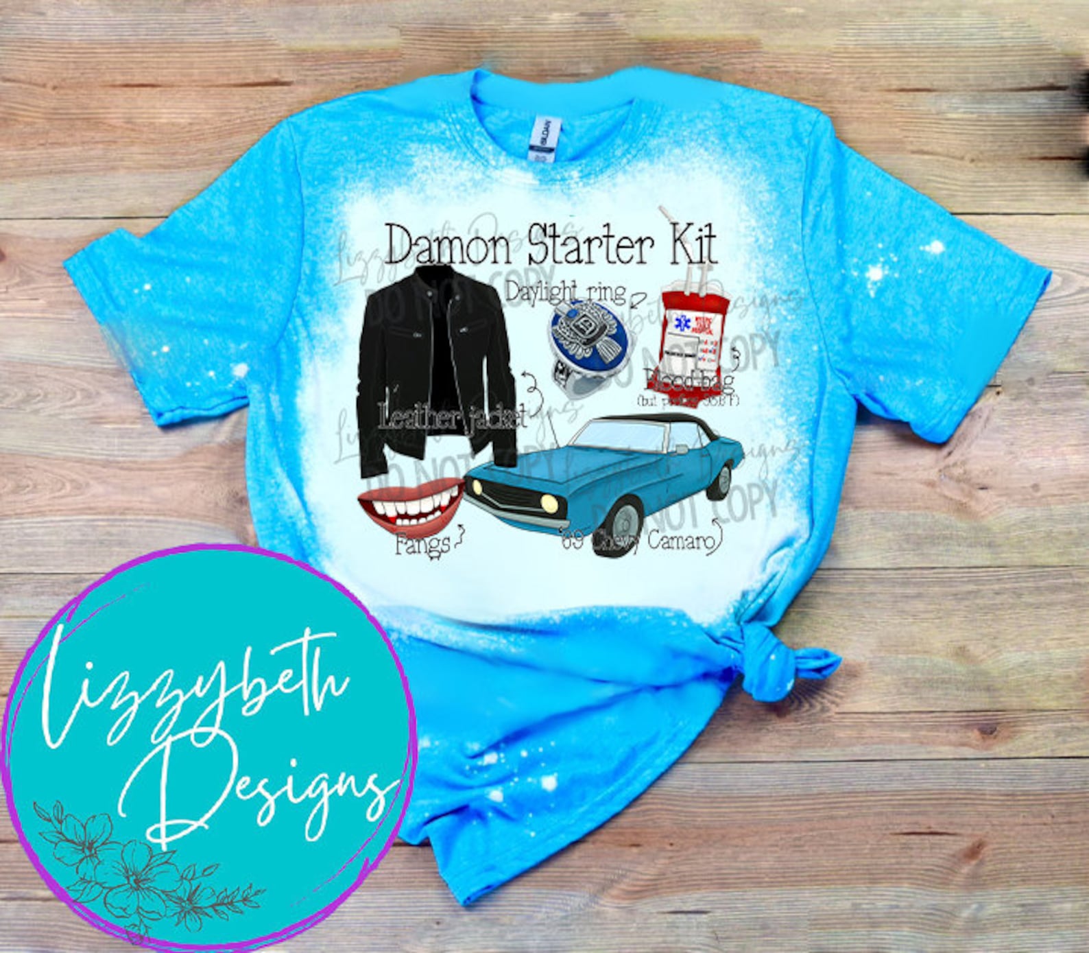Damon Starter Kit TVD PNG Sublimation Design - Etsy