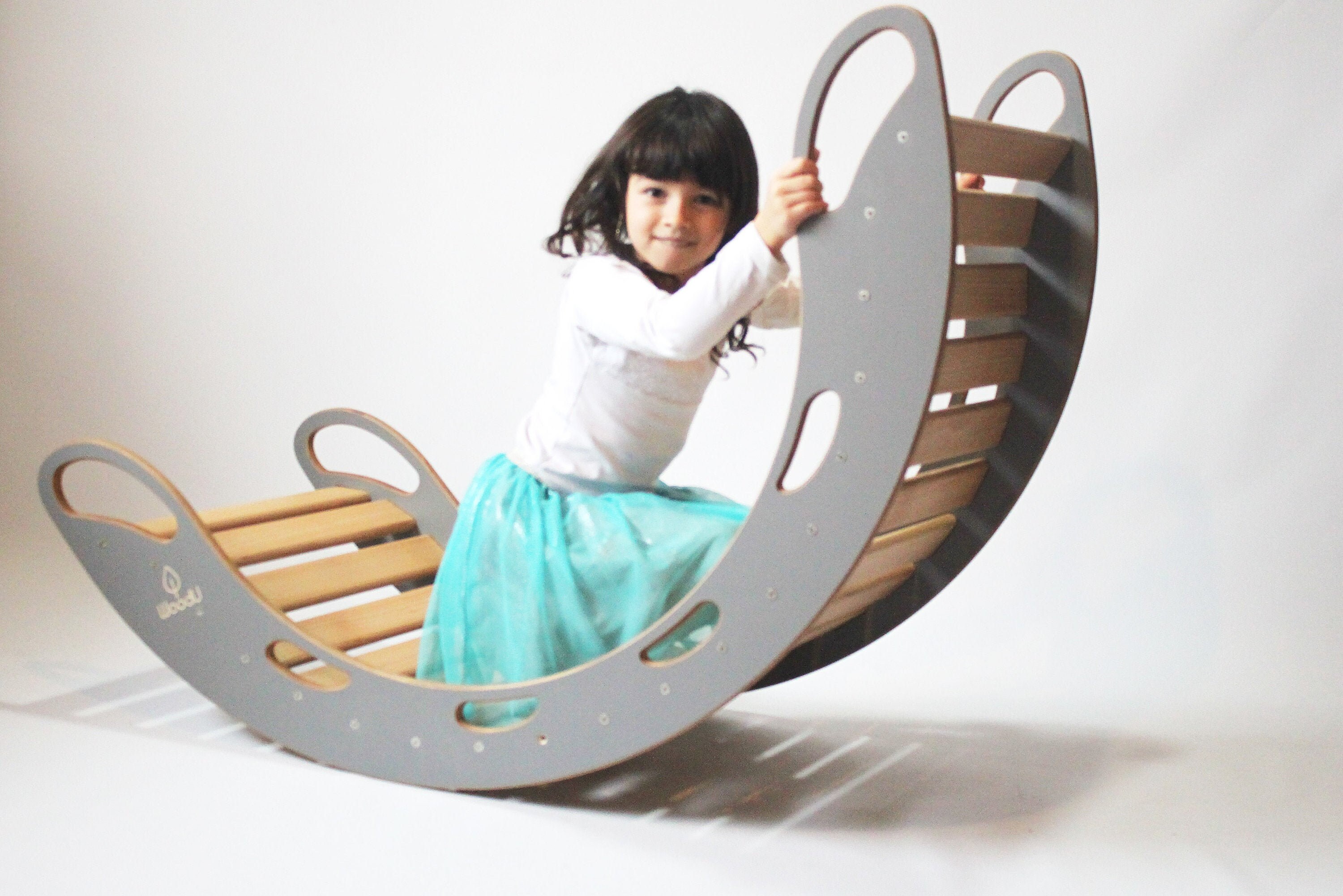 Toys Ride On & Rocking Toys Toys & Games montessori Rainbow rocker ...