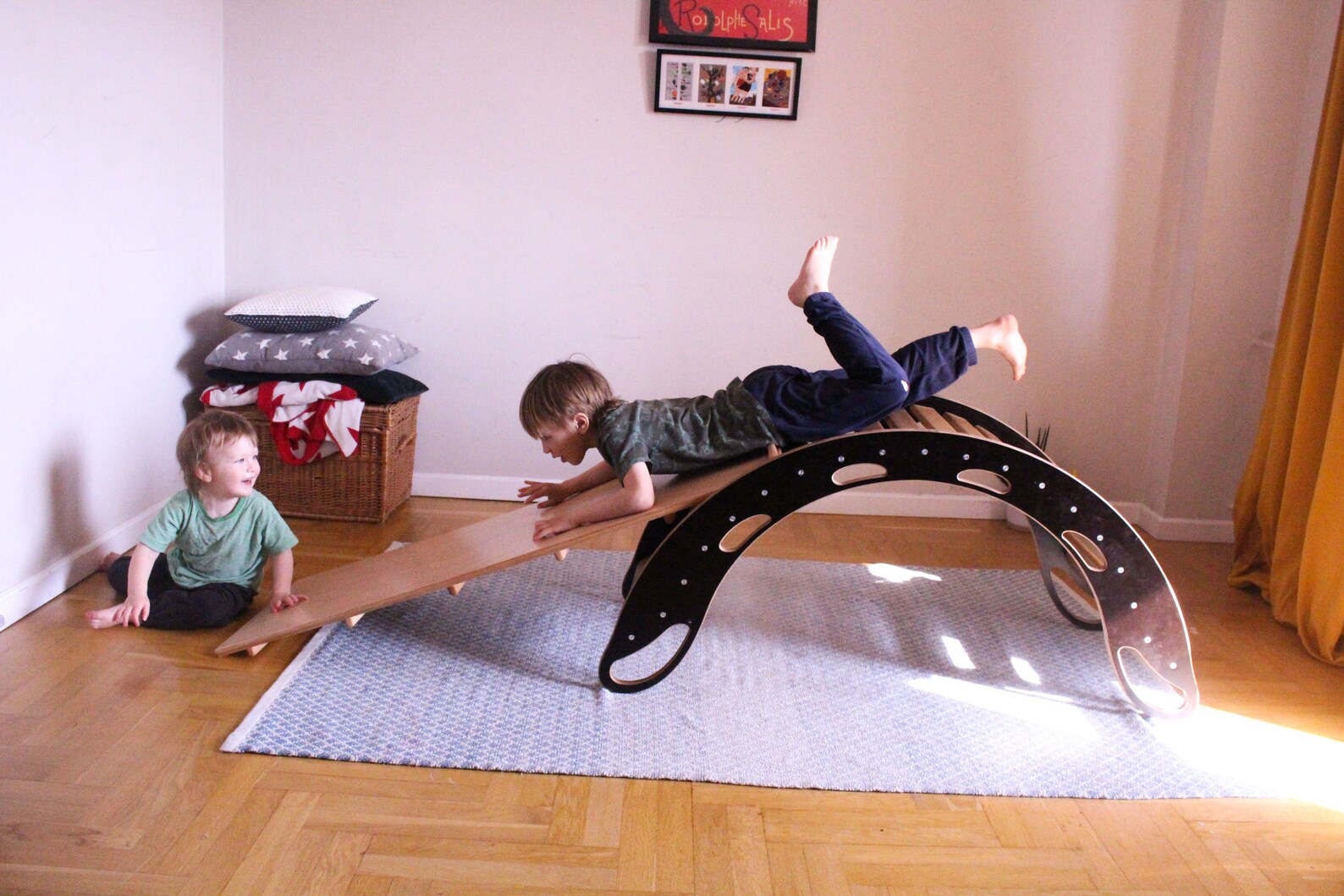 S/M/L/XXL Reversible Ramp/Slide with bars | Etsy