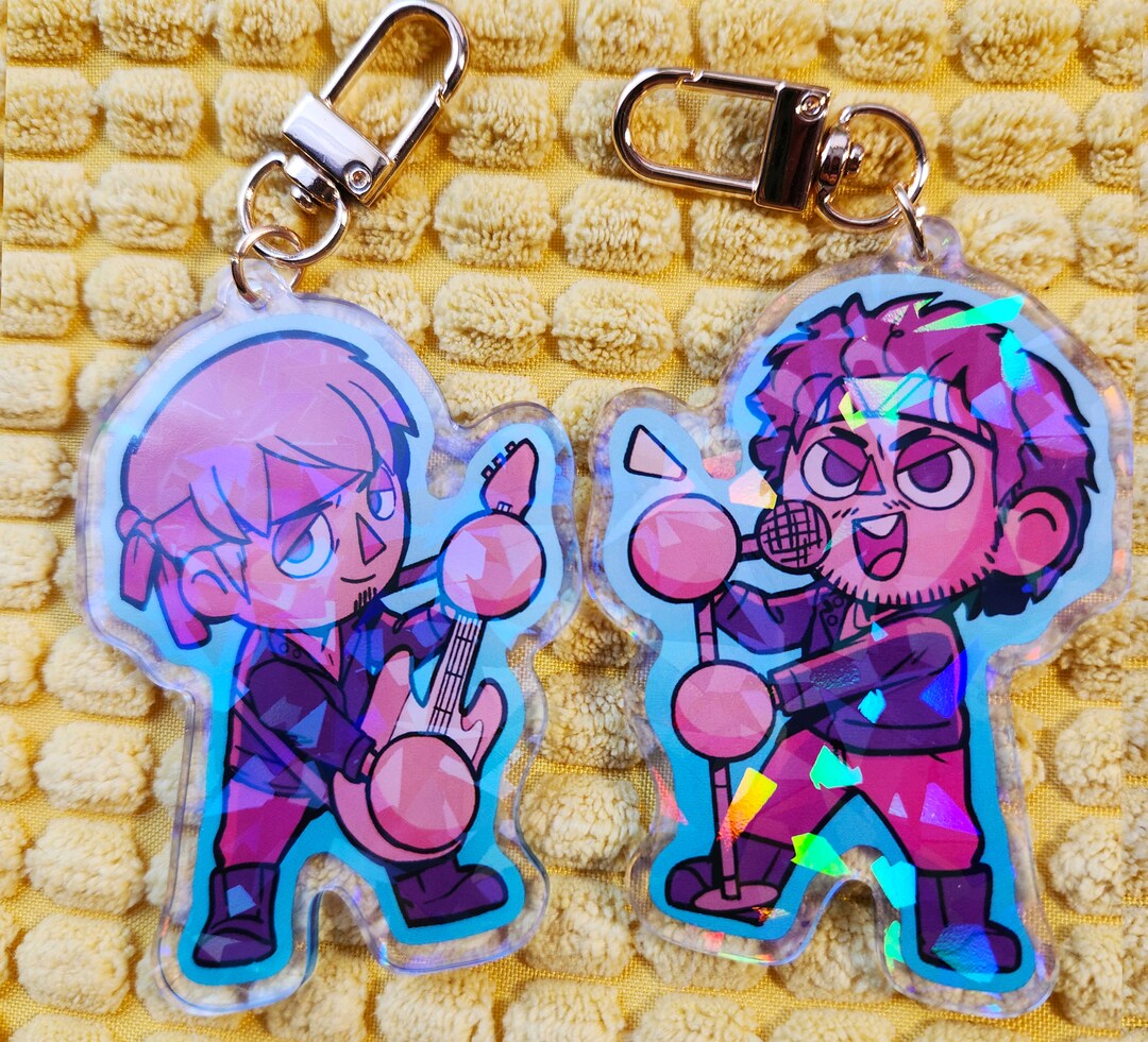 Infinite Wealth Judgment (yakuza) - Holographic Acrylic Charm Keychain ...