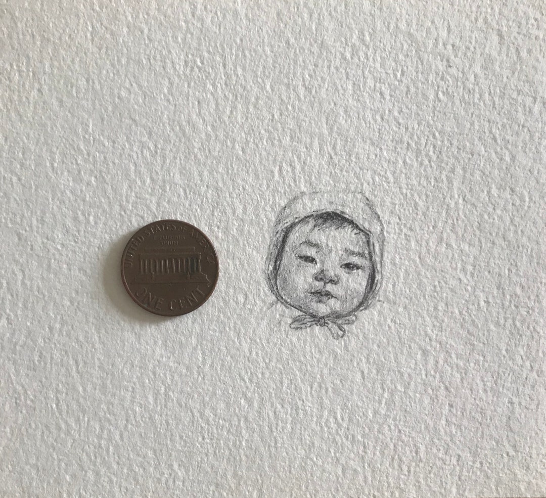 Penny Portraits: Small Portraits of Small Children! - Etsy