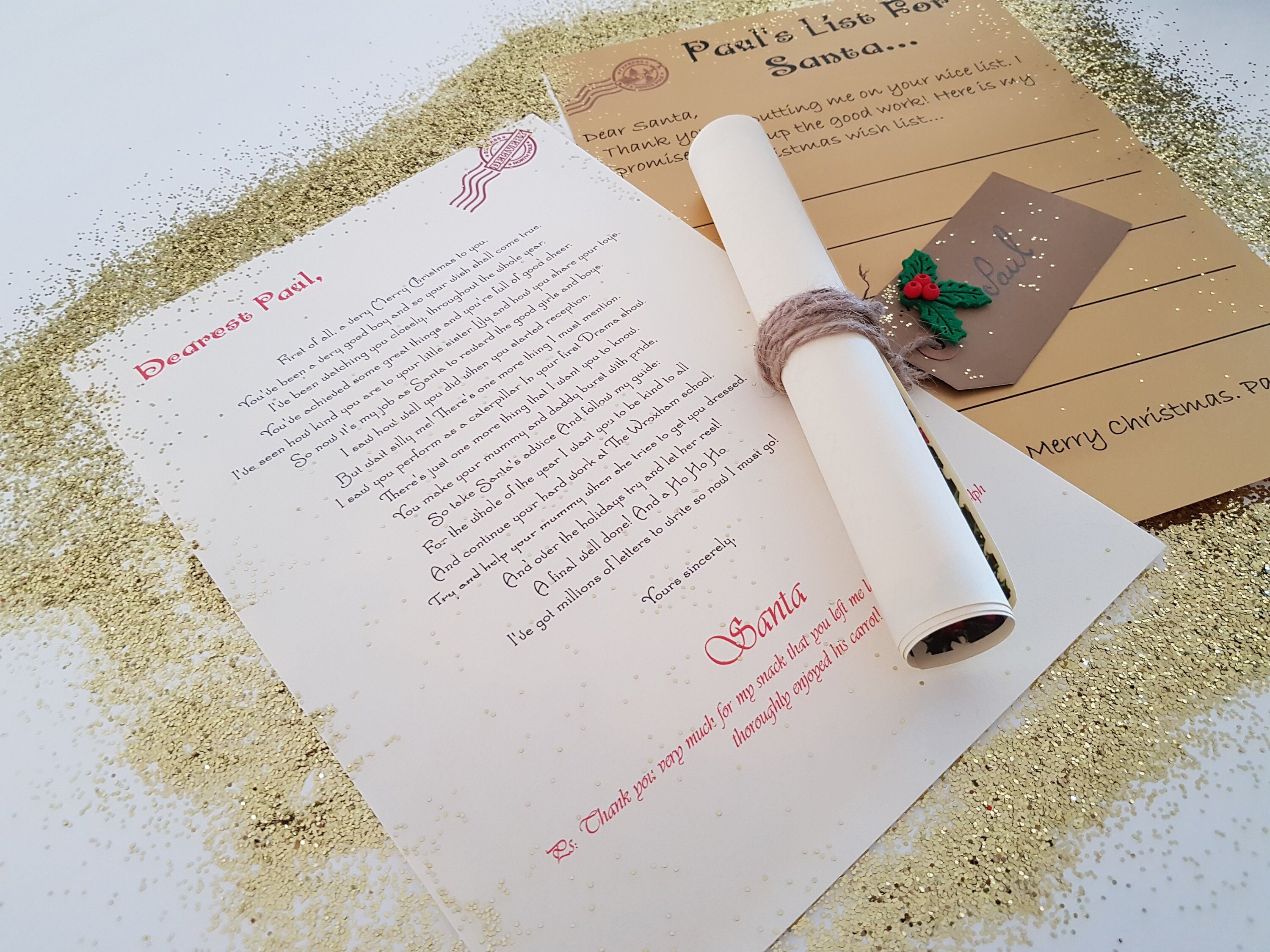 Personalised Letter From Santa Gift Pack - Etsy