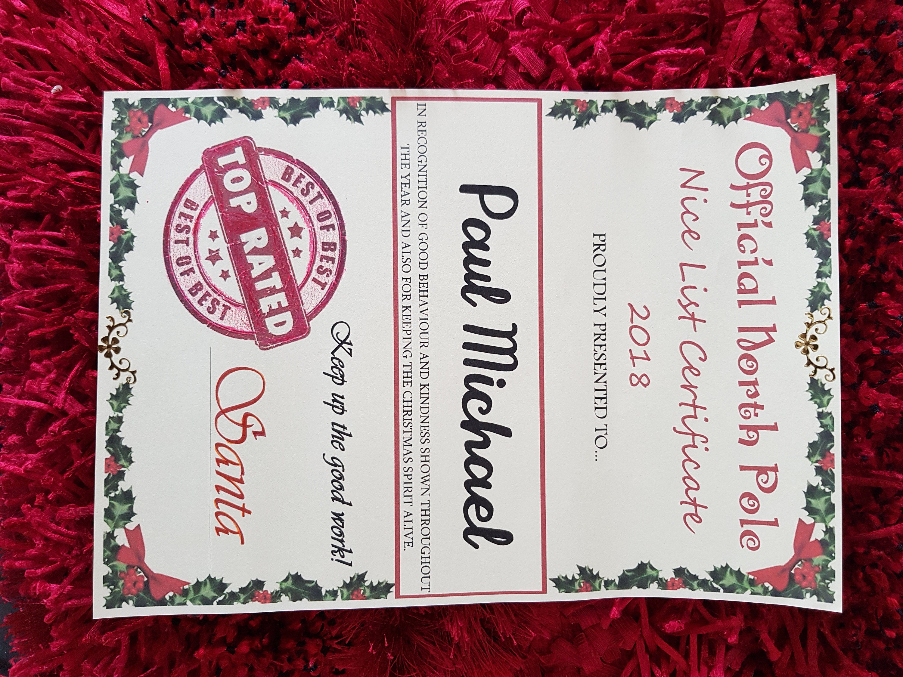 Personalised Letter From Santa Gift Pack - Etsy