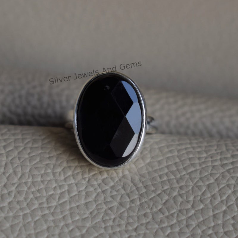 Black Onyx Rings - Etsy