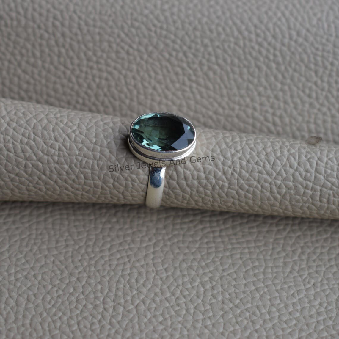 Green Quartz Ring Handmade Quartz Ring Green Gemstone Ring - Etsy